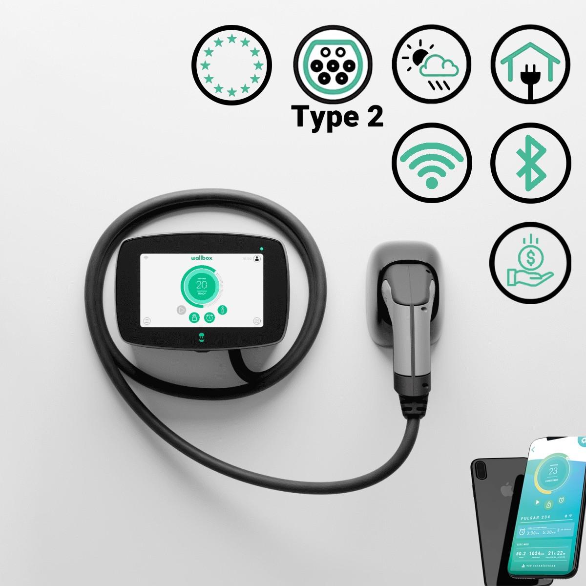 ᐉ Зарядная станция Wallbox Commander 2 32А 22 кВт Тype 2 230/400 В ...