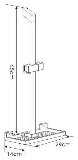 ᐉ Душовий гарнітур Gappo G8010 з полицею Хром • Краща ціна в Києві, Україні • Купити в Епіцентр