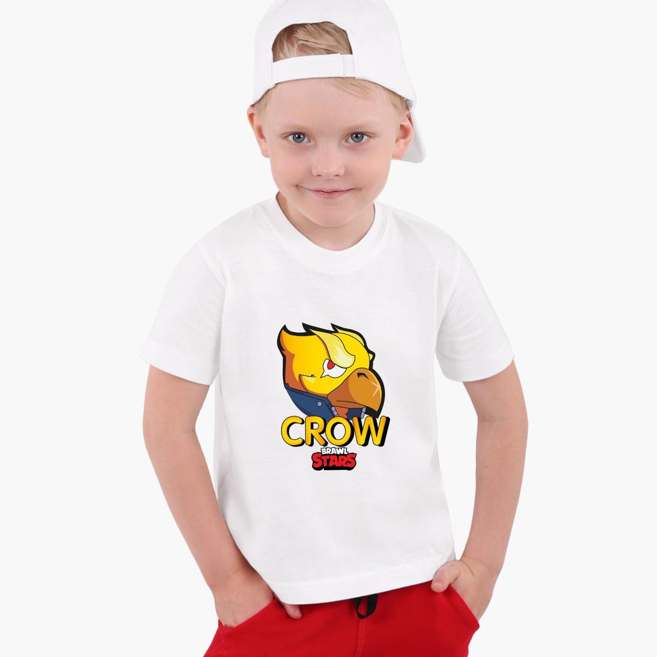 ᐉ Футболка детская Crow Phoenix Brawl Stars Белый (9224-1028-1 ...
