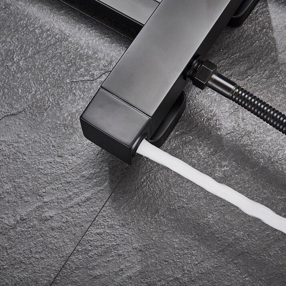 ᐉ Душевая колонна со смесителем Monsal Sentis Черный матовый (MSB01 ...