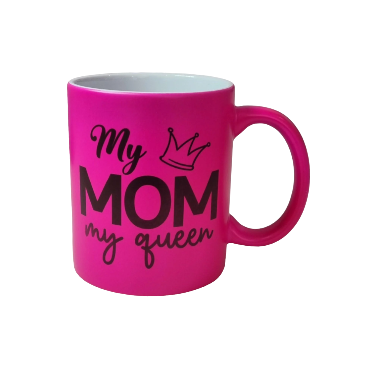 ᐉ Чашка для мамы с принтом "My mom my queen" 330 мл Розовый (01 ...