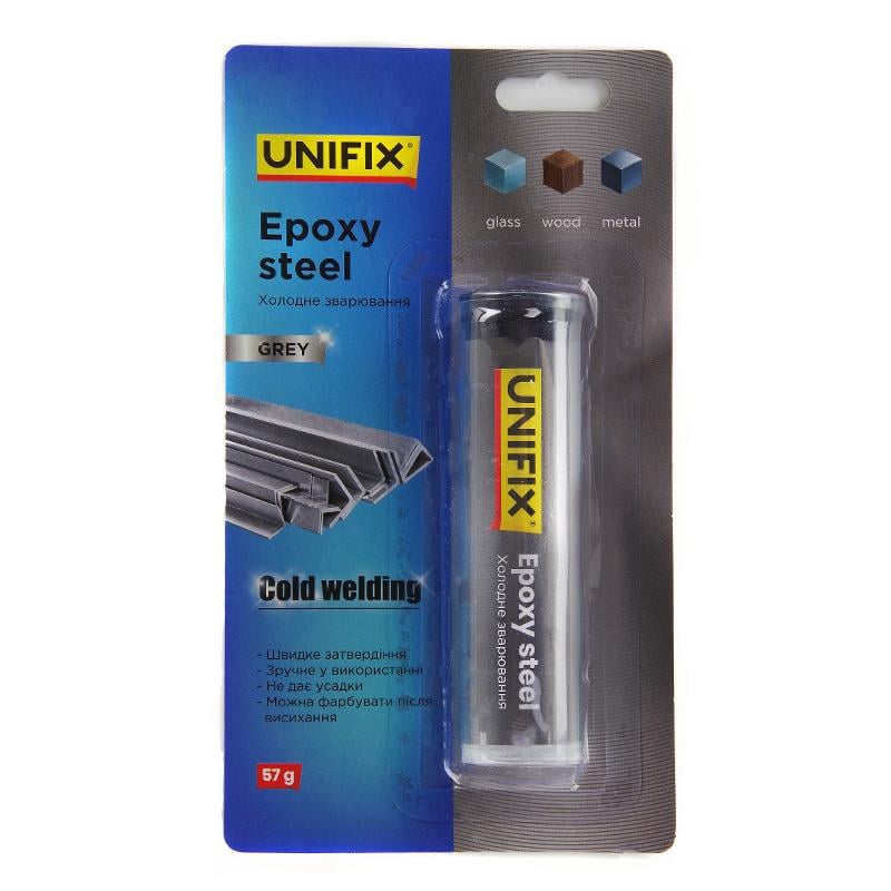ᐉ Холодная сварка Unifix 57 г Серый (940020) • Купить в Киеве, Украине • Лучшая цена в Эпицентр