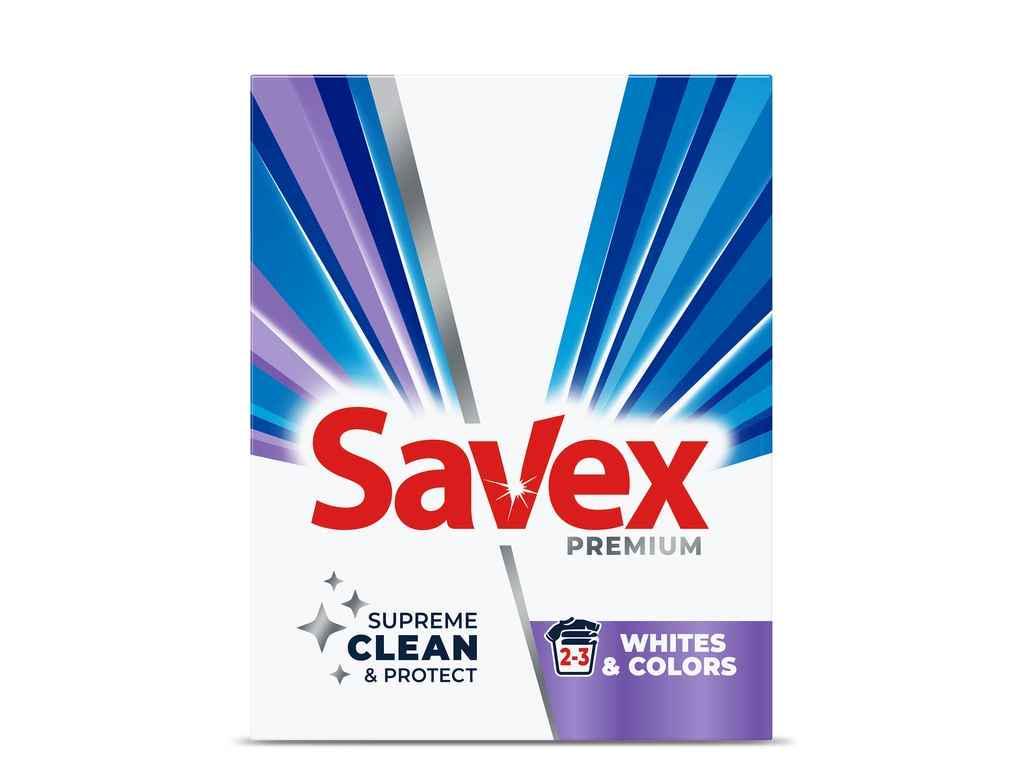 ᐉ Стиральный порошок Savex автомат PREMIUM Whites & Colors 400 г ...