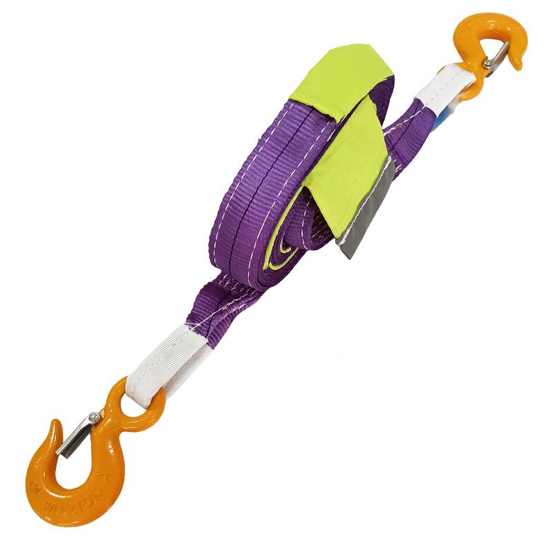 ᐉ Буксировочный ремень Load-Tech 5 т 4 м крюк-крюк с мешочком Фиолетовый (02-310061) • Купить в ...