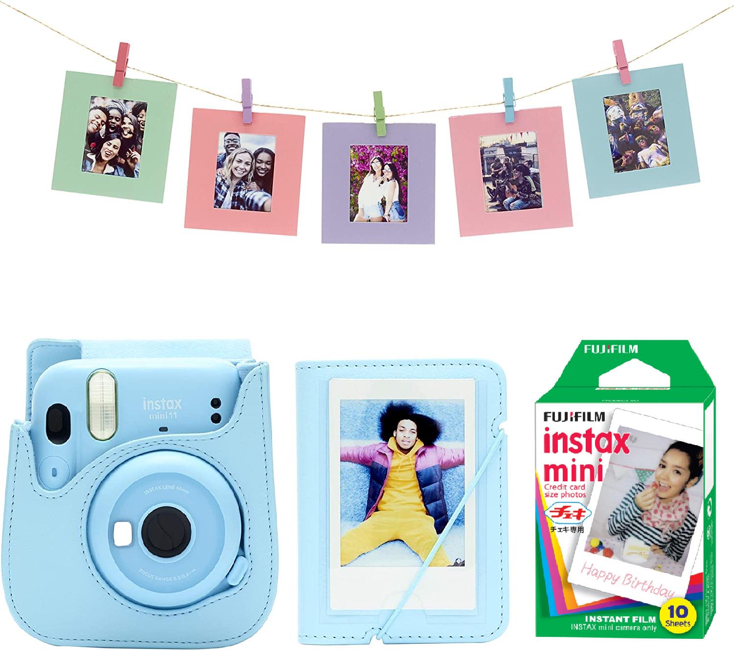 ᐉ Камера з моментальной печатью Fujifilm Instax Mini 11 Sky Blue MEGA ...