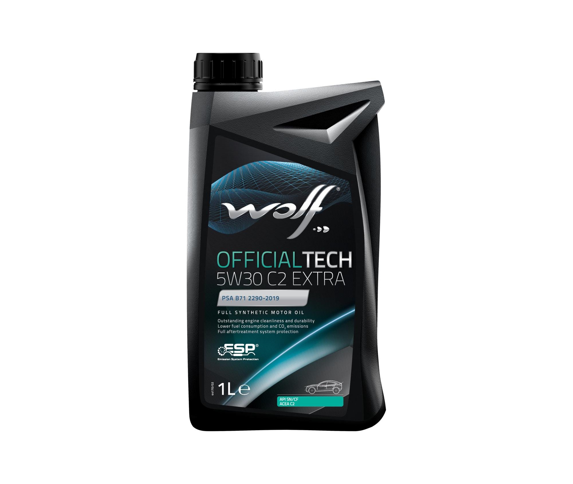 ᐉ Масло моторное Wolf Officialtech Extra 5W30 C2 1 л