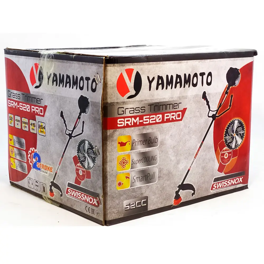 ᐉ Коса бензиновая YamaMoto SRM-520 Pro 3 диска + катушка • Купить в ...