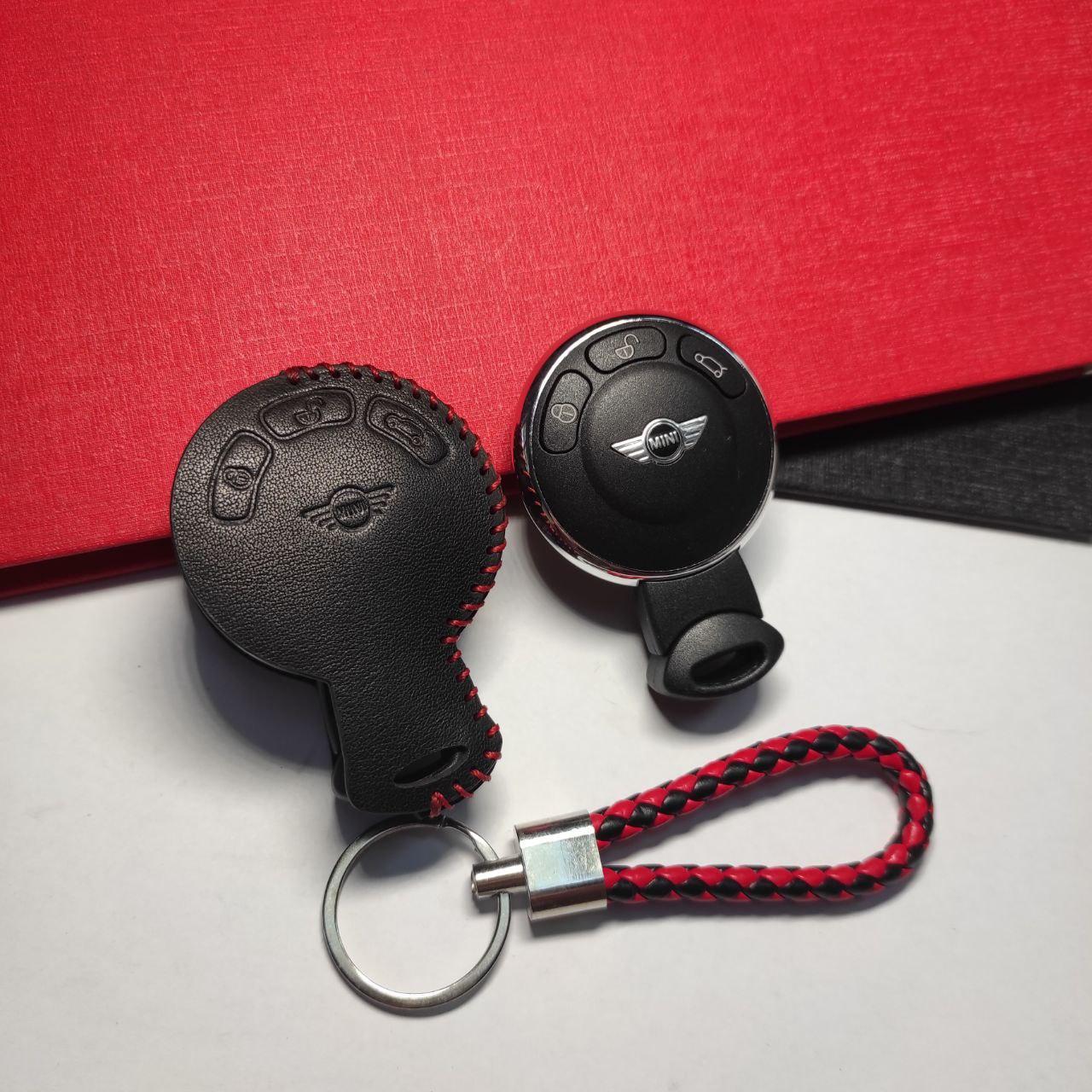 ᐉ Чехол кожаный для Mini Cooper S JCW One F54 F55 F56 F57 F60 3 кнопки • Купить в Киеве, Украине ...