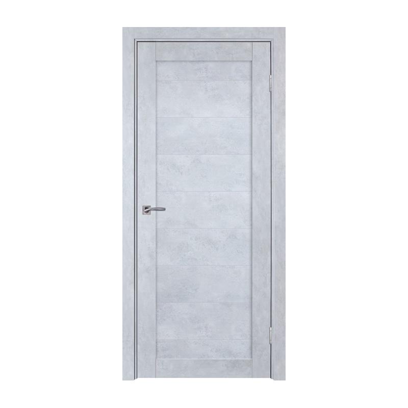 ᐉ Дверное полотно ТД ТД-0 2000х600 мм R Серый бетон