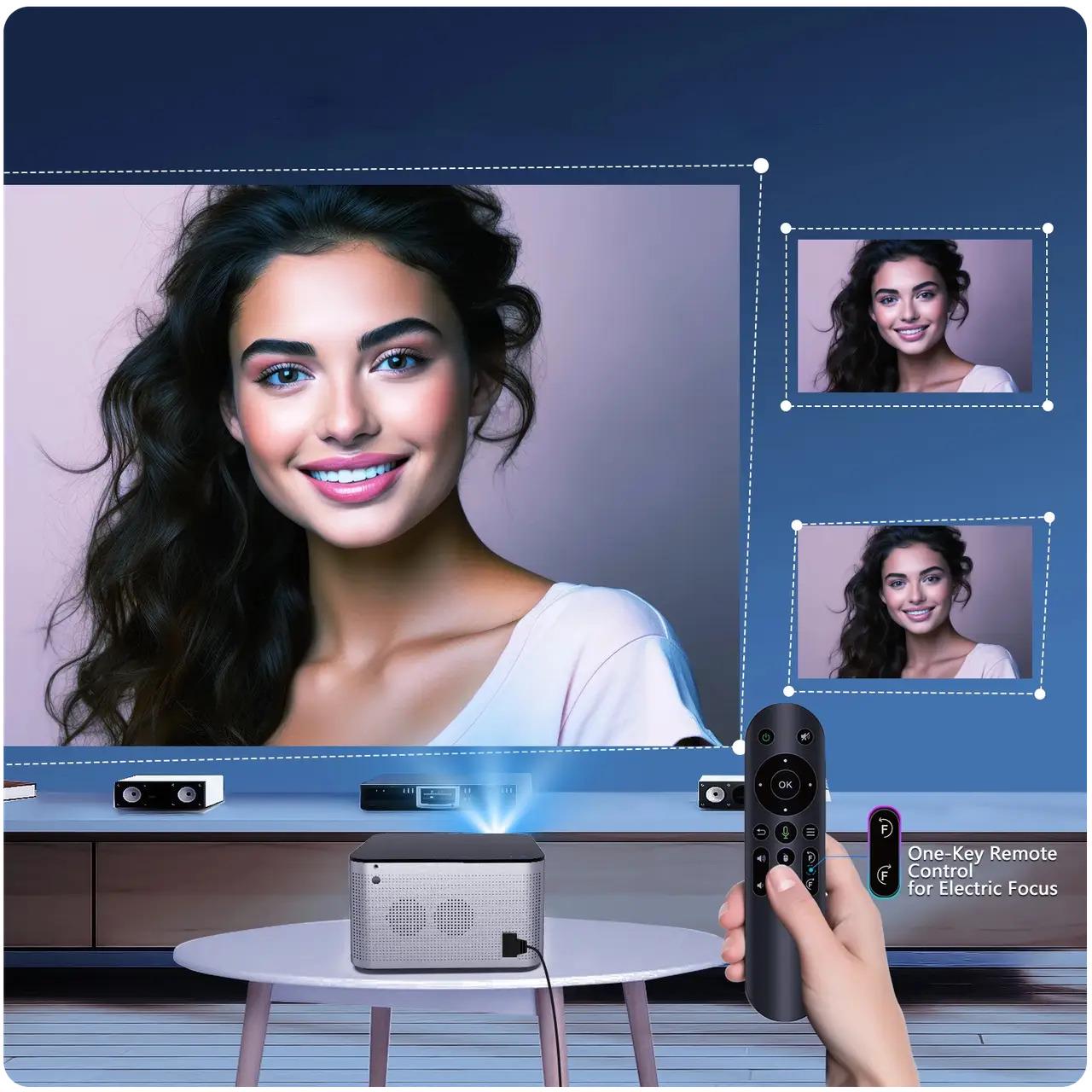 ᐉ Проектор смарт MAGCUBIC HY350 Upgrated 4K Android 11 HD BT5.0 Dual Wi-Fi • Купить в Киеве ...