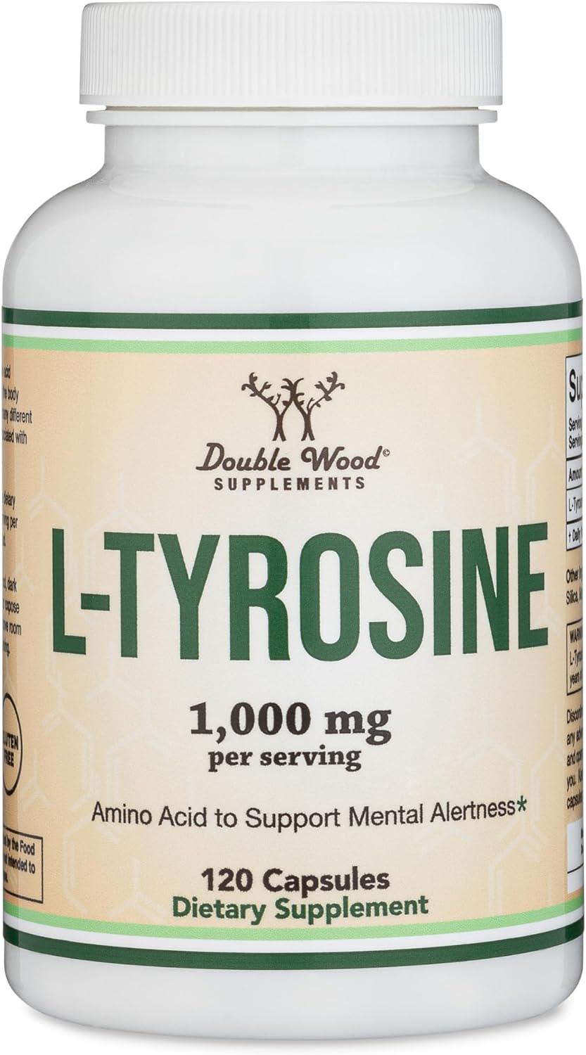 ᐉ Тирозин L Double Wood L-Tyrosine 1000 mg 120 капс. • Краща ціна в ...