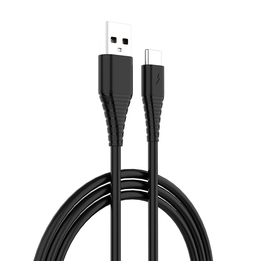 ᐉ Кабель Colorway Usb Type C Pvc 2 4 А 1 м Black Cw Cbuc026 Bk